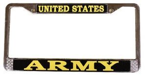 US Army License Plate Frame - US Army License Plate Frames ...