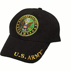 US Army Logo Direct Embroidered Ball Cap - US Army Caps - PriorService.com