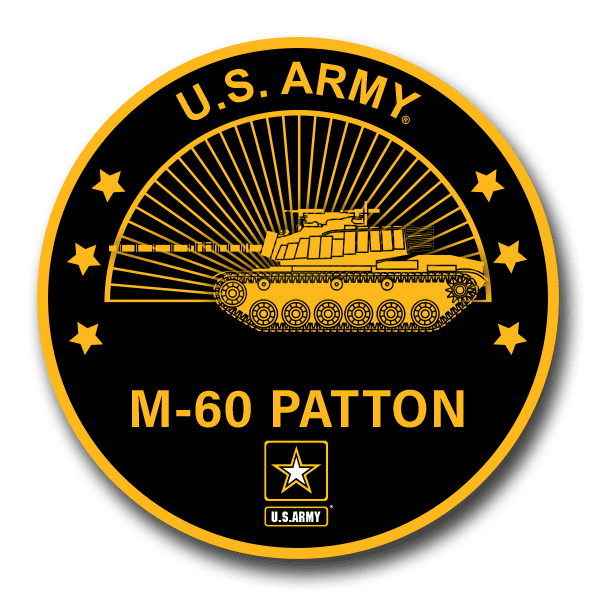 US Army M-60 Patton Decal - Army Aircraft and Armor Decals ...