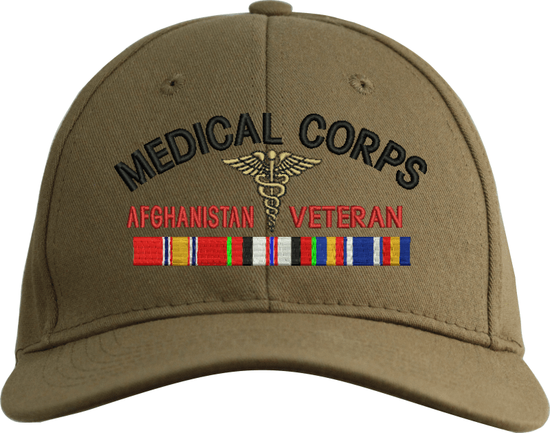US Army Medical Corps Afghanistan Veteran Embroidered Cap - US Army ...