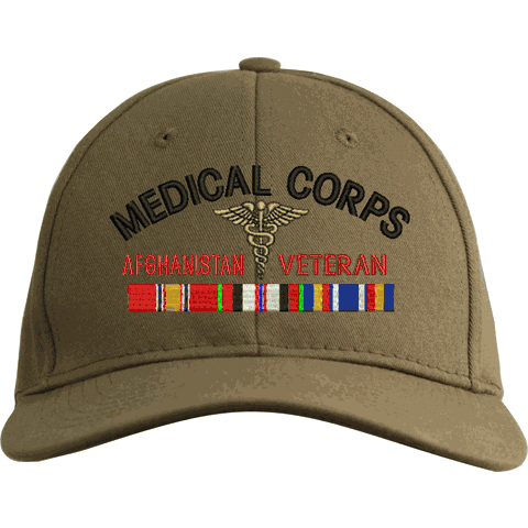 US Army Medical Corps Afghanistan Veteran Embroidered Cap - US Army ...
