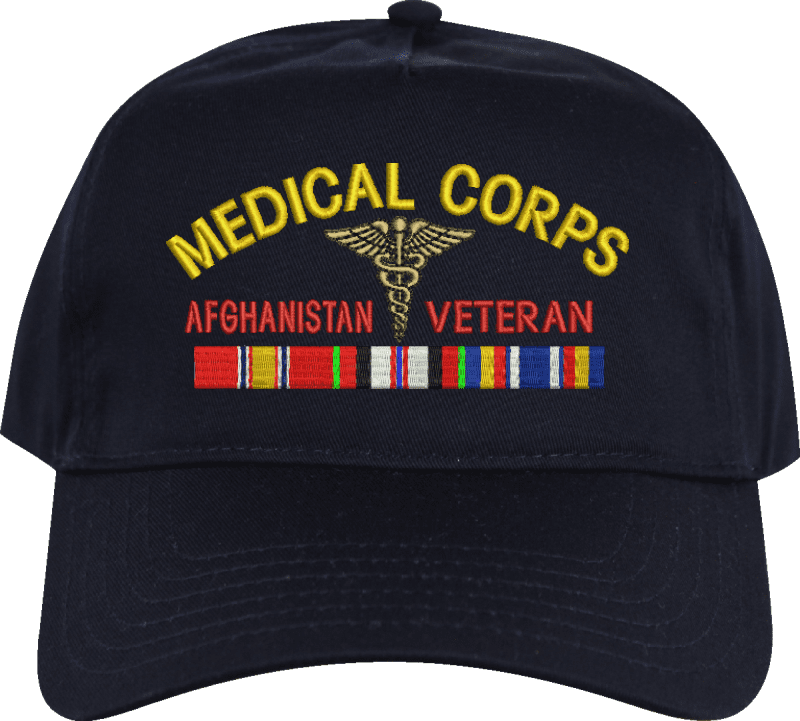 US Army Medical Corps Afghanistan Veteran Embroidered Cap - US Army ...