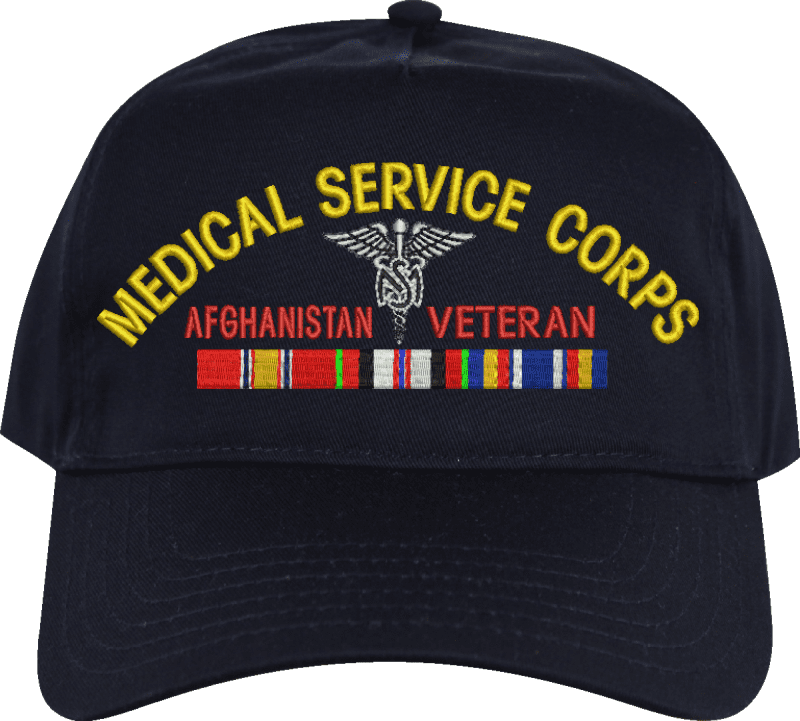 US Army Medical Service Corps Afghanistan Veteran Embroidered Cap - US ...