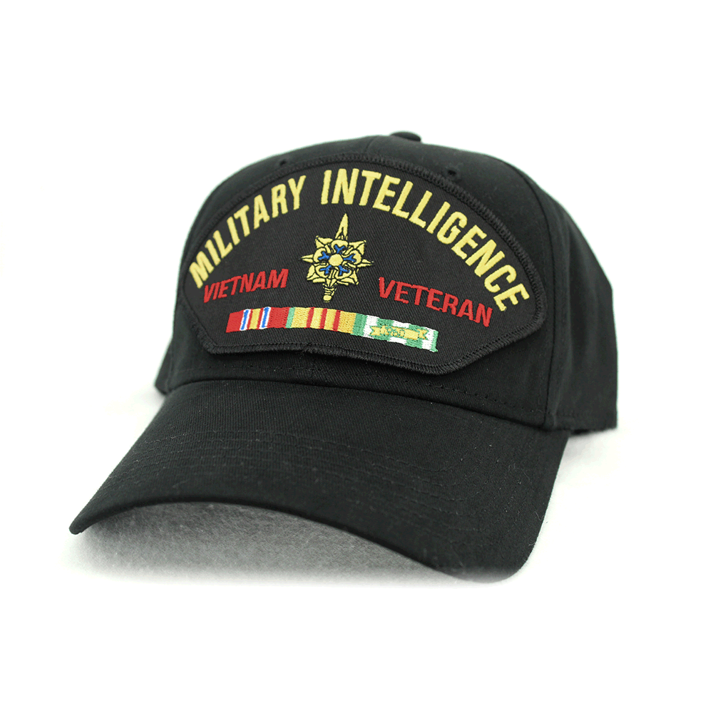US Army Military Intelligence Vietnam Veteran Ball Cap - US Army Branch ...