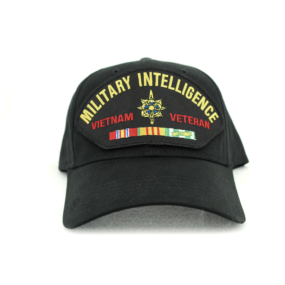 US Army Military Intelligence Vietnam Veteran Ball Cap - US Army Branch ...