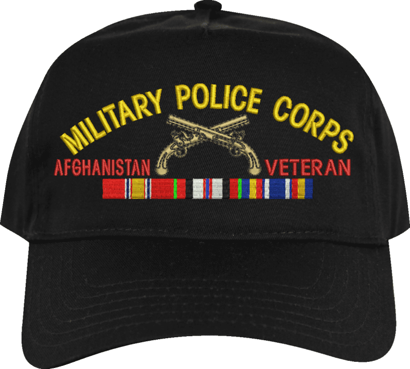 US Army Military Police Corps Afghanistan Veteran Embroidered Cap - US ...