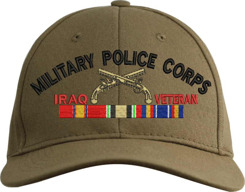 US Army Military Police Corps Iraq Veteran Embroidered Cap - US Army ...
