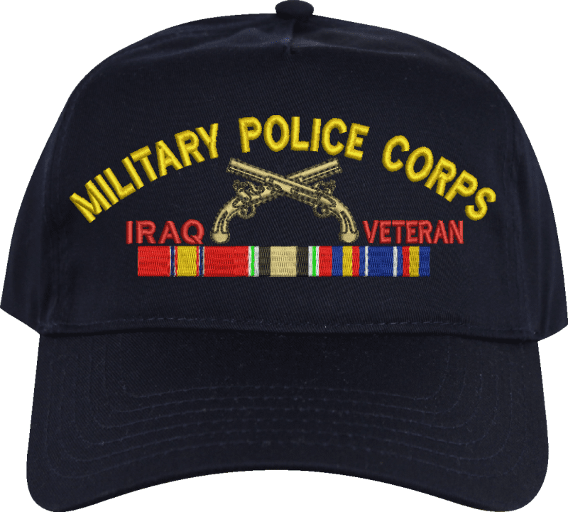 US Army Military Police Corps Iraq Veteran Embroidered Cap - US Army ...