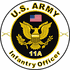 US Army MOS 11A Infantry Officer Decal - US Army MOS Decals ...