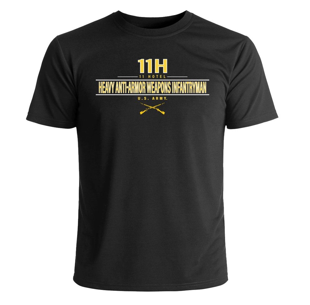 US Army MOS 11H Heavy Anti-Armor Weapons Infantryman T-Shirt - US Army ...