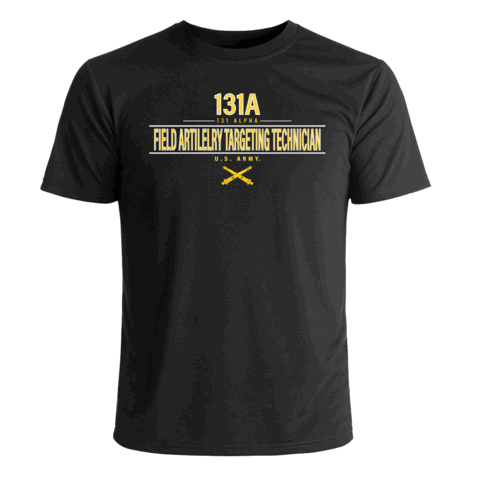 US Army MOS 131A Field Artillery Targeting Technician T-Shirt - US Army ...