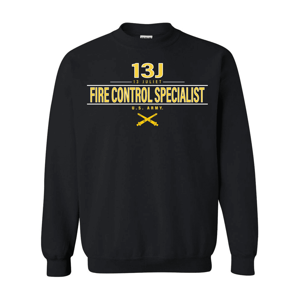 US Army MOS 13J Fire Control Specialist Sweatshirt - US Army Field ...