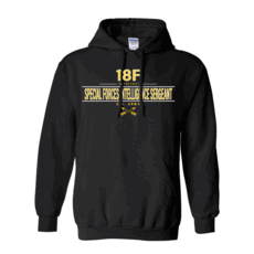 US Army MOS 18C Special Forces Engineer Sergeant Hooded Sweatshirt - US ...