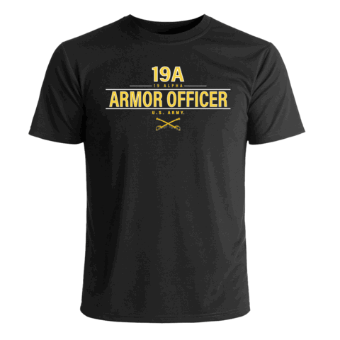 US Army MOS 19A Armor Officer T-Shirt - US Army Armor MOS T-Shirts ...