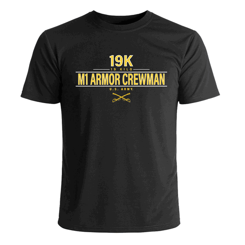 US Army MOS 19K M1 Armor Crewman T-Shirt - US Army Armor MOS T-Shirts ...