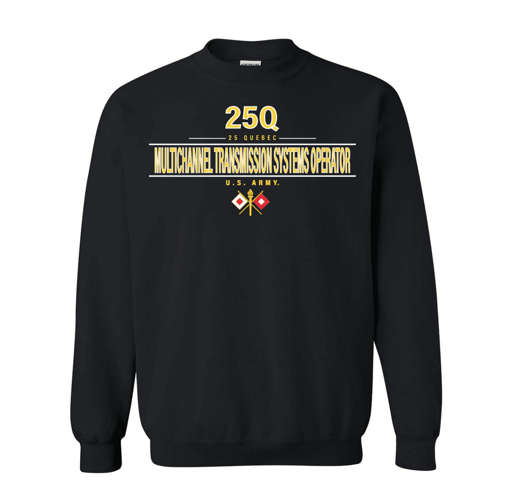 US Army MOS 25q Multichannel Transmission Systems Operator Sweatshirt ...