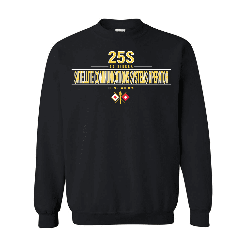 US Army MOS 25s Satellite Communications Systems Operator Sweatshirt ...