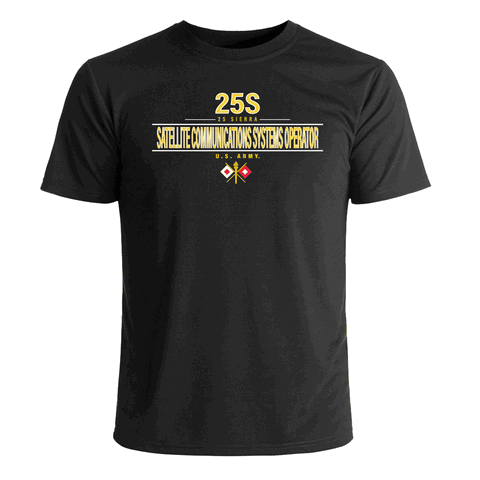 US Army MOS 25s Satellite Communications Systems Operator T-Shirt - US ...