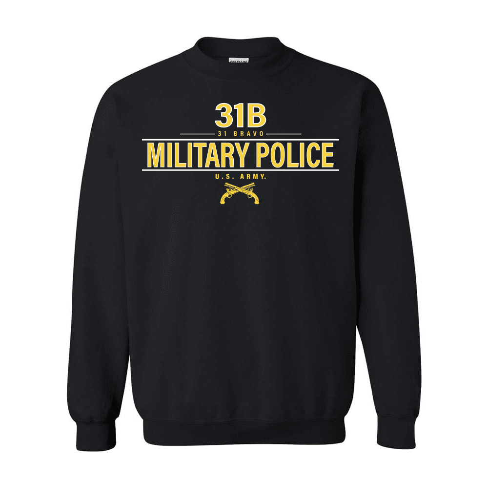 US Army MOS 31B Military Police Sweatshirt - US Army Military Police ...