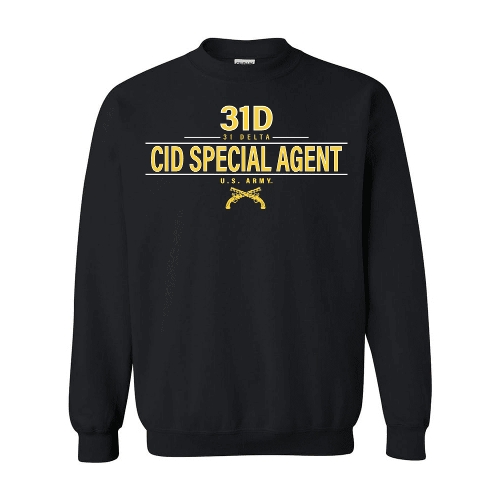 US Army MOS 31D CID Special Agent Sweatshirt - US Army Military Police ...