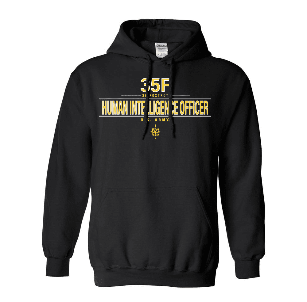 US Army MOS 35f Human Intelligence Officer Hooded Sweatshirt - US Army ...
