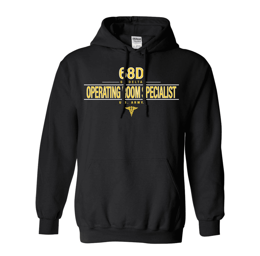 US Army MOS 68D Operating Room Specialist Hooded Sweatshirt - US Army ...