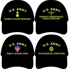 Custom Military Caps , Military Gifts and more at PriorService.com