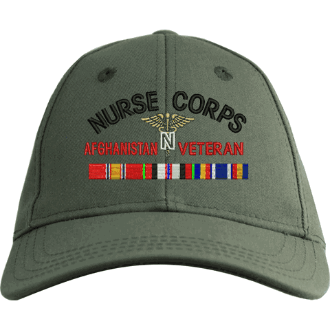US Army Nurse Corps Afghanistan Veteran Embroidered Cap - US Army ...