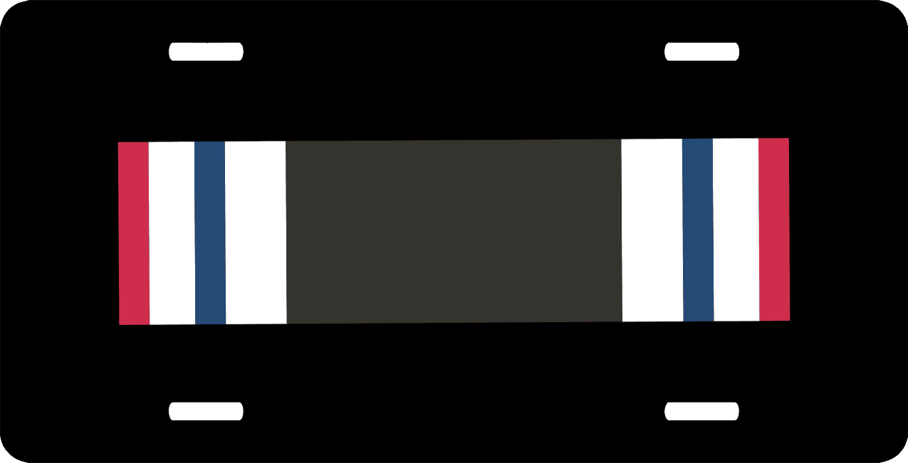 US Army Prisoner of War Medal Ribbon License Plate - US Army License ...