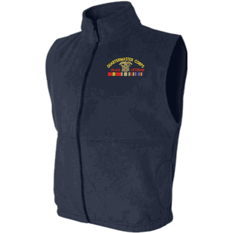 US Army Quartermaster Corps Iraq Veteran Fleece Vest - US Army Branch ...
