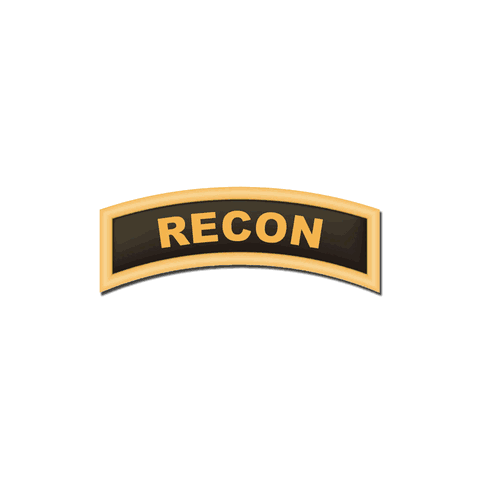 US Army Recon Tab Decal - Army Tab Vinyl Transfer Decals - PriorService.com