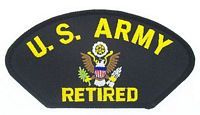 US Army Retired Hat Patch - Army Hat Patches - PriorService.com