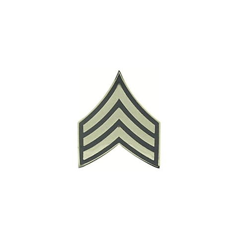 US Army Sergeant E-5 Pin - US Army Rank Pins - PriorService.com