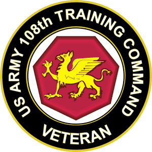 US Army Veteran 108th Training Command Sticker Decal - US Army Division ...
