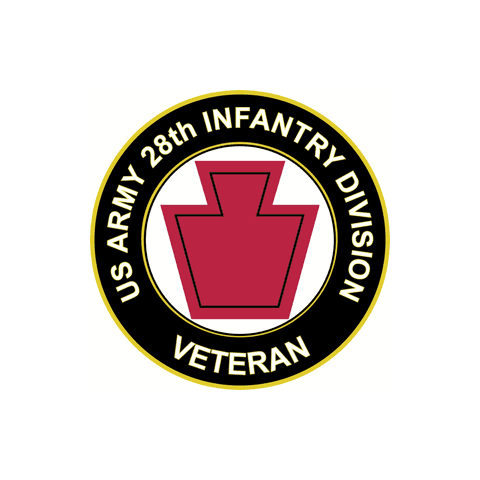 US Army Veteran 28th Infantry Division Sticker Decal - US Army Division ...