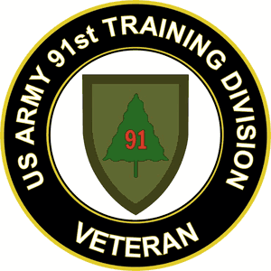 US Army Veteran 91ST TRAINING DIVISION ROUND Sticker Decal - US Army ...