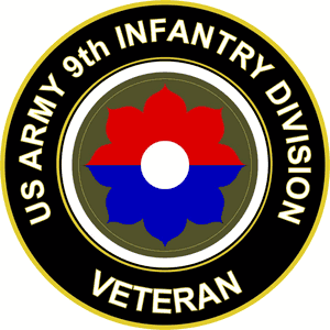 US Army Veteran 9th Infantry Division Sticker Decal - US Army Division ...