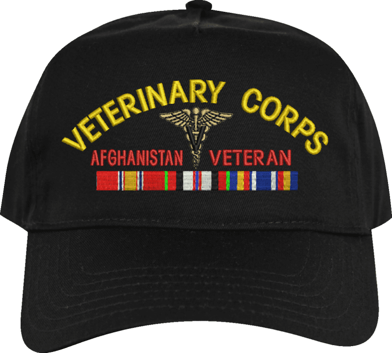 US Army Veterinary Corps Afghanistan Veteran Embroidered Cap - US Army ...