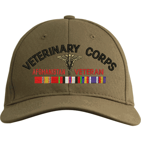 US Army Veterinary Corps Afghanistan Veteran Embroidered Cap - US Army ...