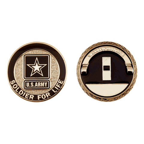 US Army Warrant Officer WO1 Challenge Coin - US Army Rank Challenge ...
