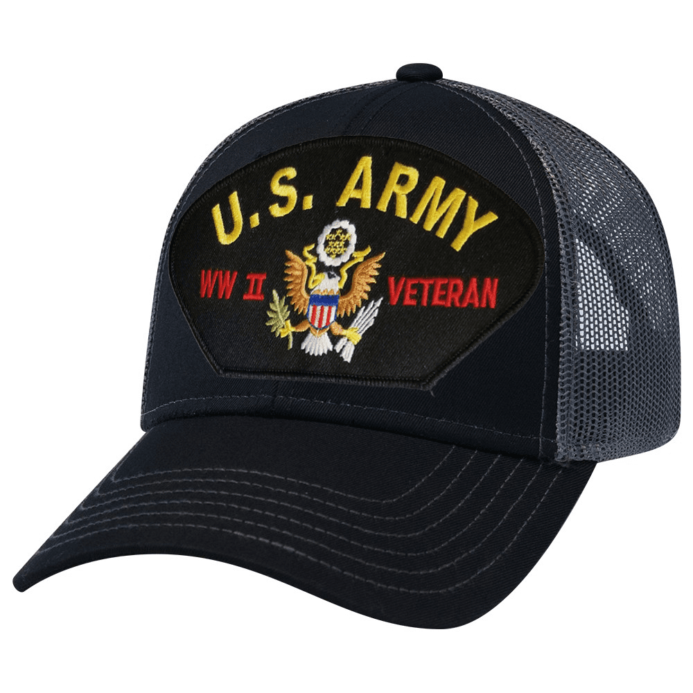 US Army Word War II Mesh Back Cap - New Mesh Caps - PriorService.com