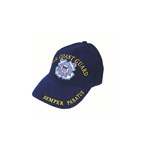 US Coast Guard Embroidered Cap - US Coast Guard Caps - PriorService.com