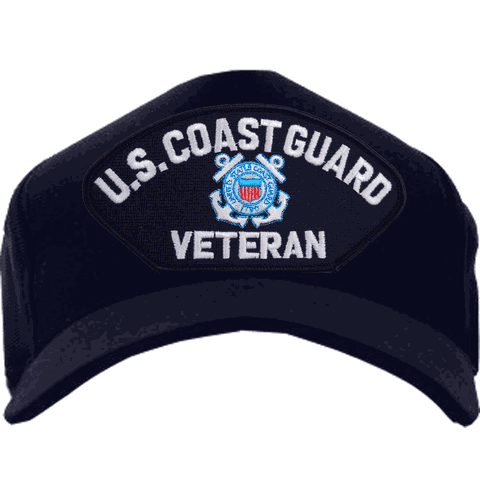 US Coast Guard Veteran Cap - US Coast Guard Caps - PriorService.com