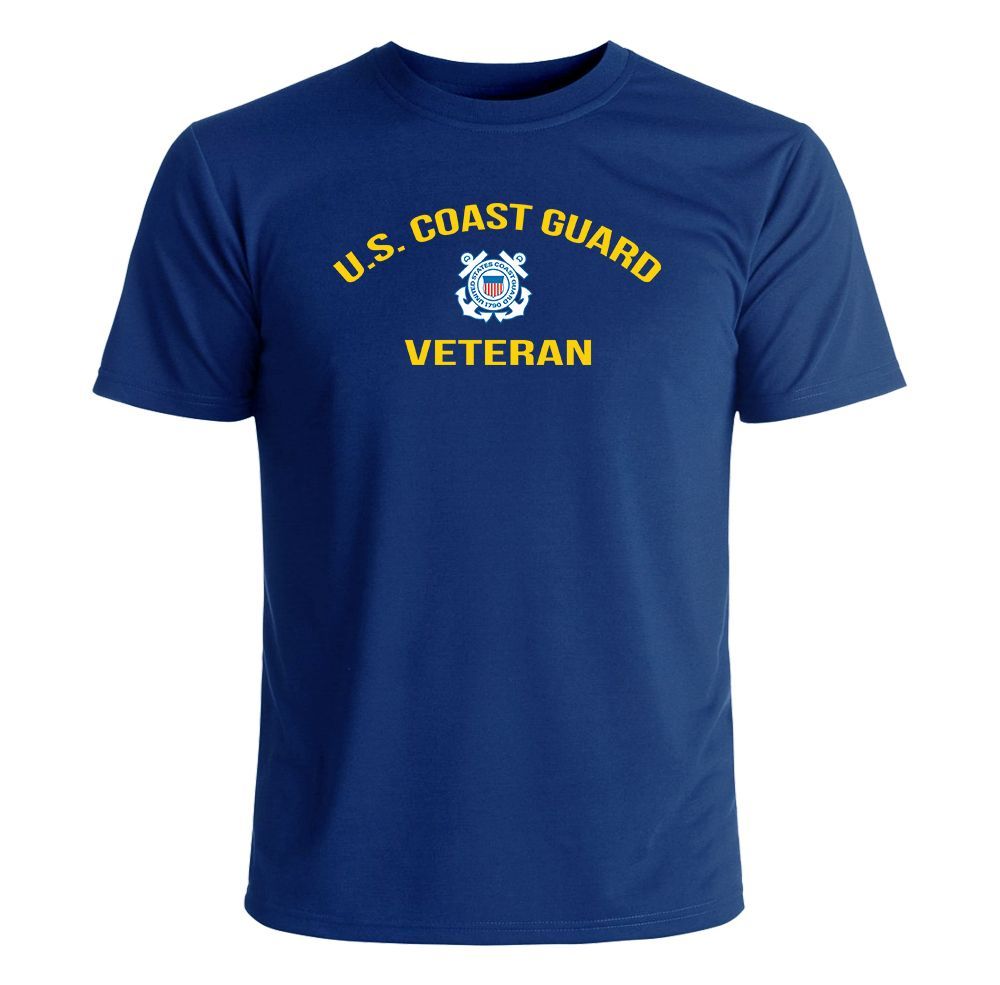US Coast Guard Veteran T-Shirt - Branch Veteran & Retired T-Shirts ...