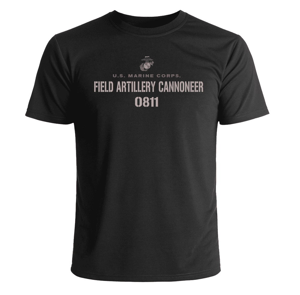 US Marine Corps 0811 Field Artillery Cannoneer T-Shirt - US Marine ...