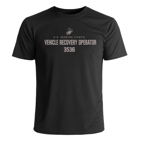 US Marine Corps 3536 Vehicle Recovery Operator T-Shirt - US Marine ...