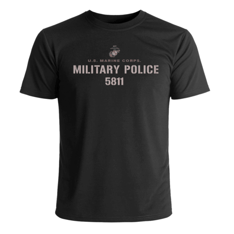 US Marine Corps 5811 Military Police T-Shirt - US Marine Corps MOS T ...