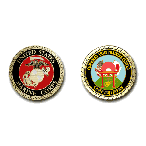 US Marine Corps Camp Fuji Challenge Coin - US Marine Corps Challenge ...