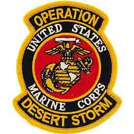 US Marine Corps Desert Storm 3 5/8" Patch - Military Patches ...