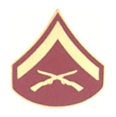 Sgt. Stripes Pin (Gold) - US Marine Corps Rank Pins - PriorService.com